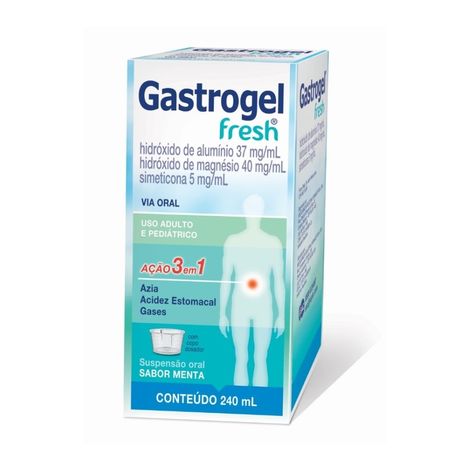 Gastrogel Fresh Medquímica Suspensão Oral 240ml - Drogaria Venancio