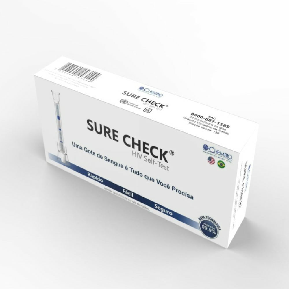 Autoteste Sure Check Hiv 1/2 - Drogaria Venancio