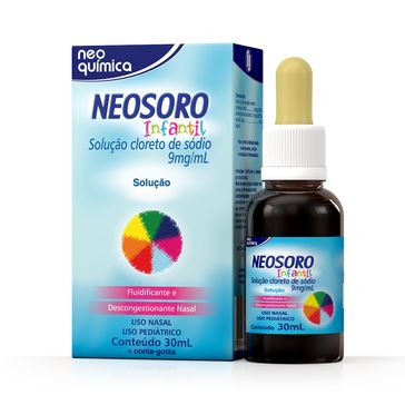 Neosoro Gotas Nasais Infantil Com 30ml - drogariavenancio